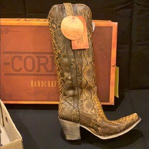 Corral | Shoes | Corral Python Boots Size 9 | Poshmark